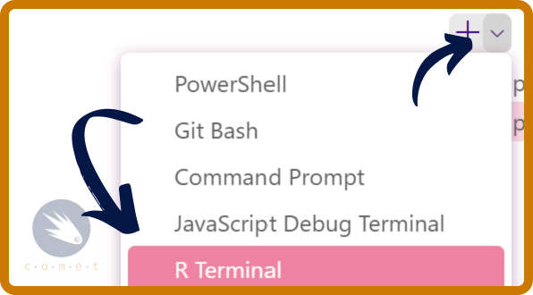 COMET - Using VSCode
